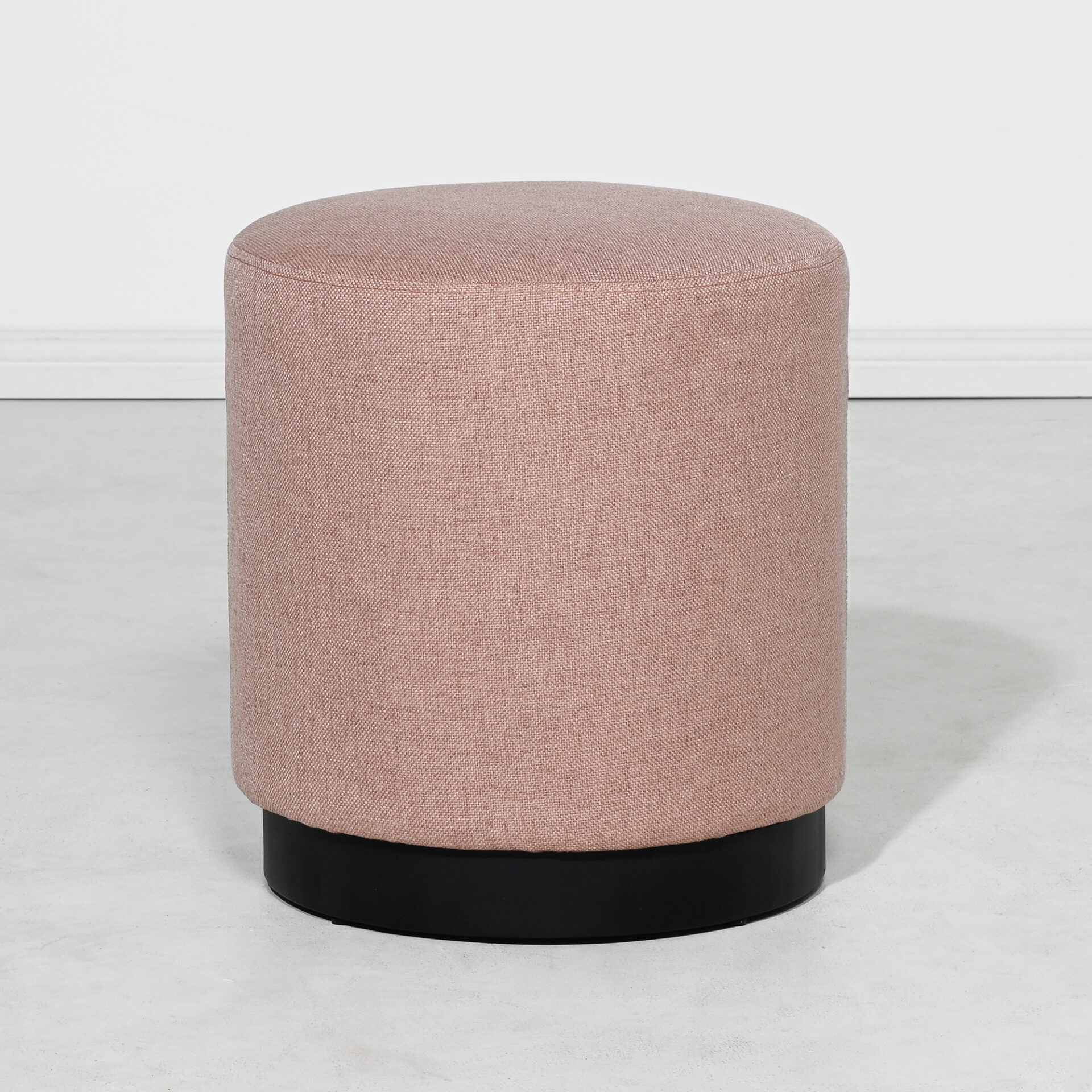 Round Pink Ottoman