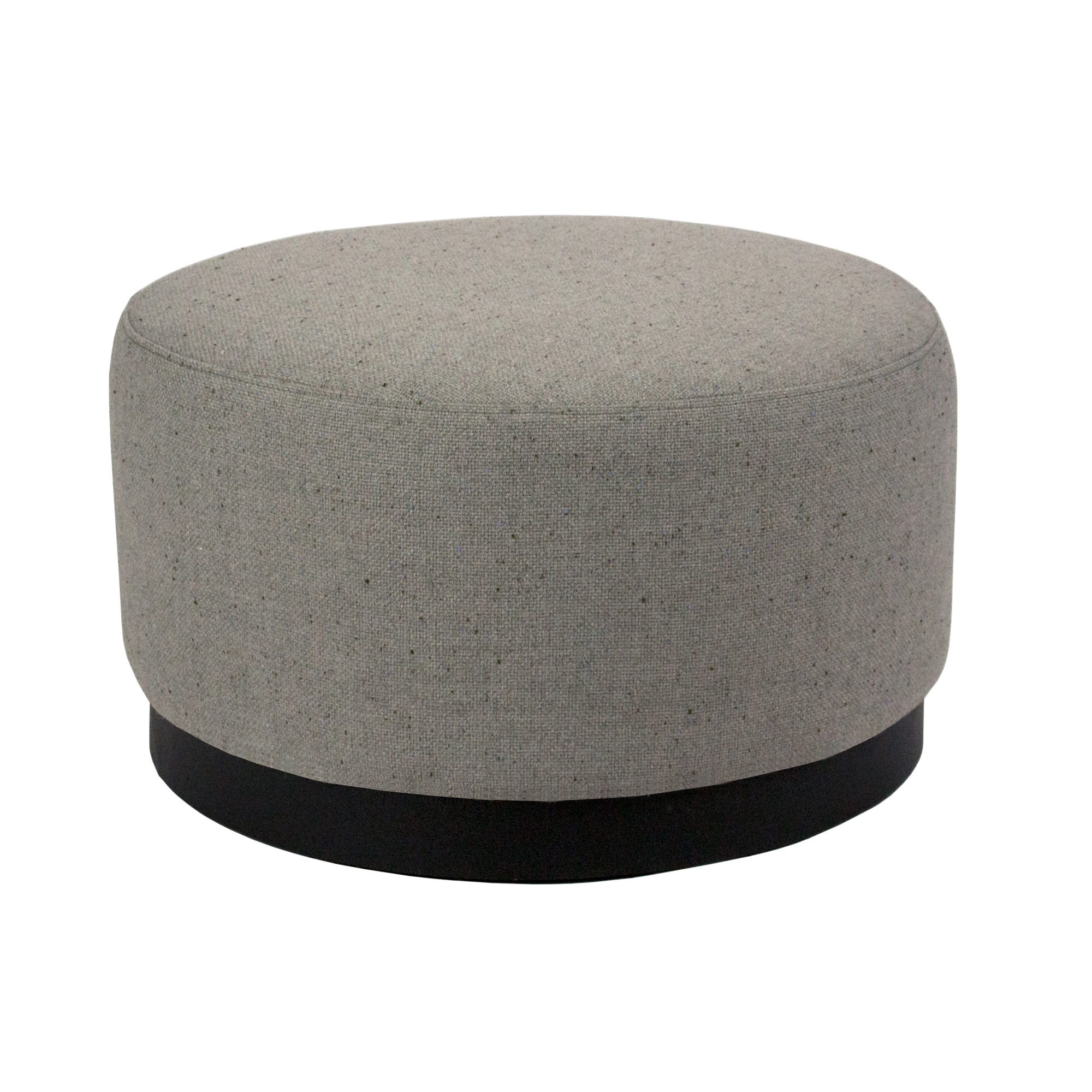 Tribeca Medium Ottoman - Grey - Darcy & Duke