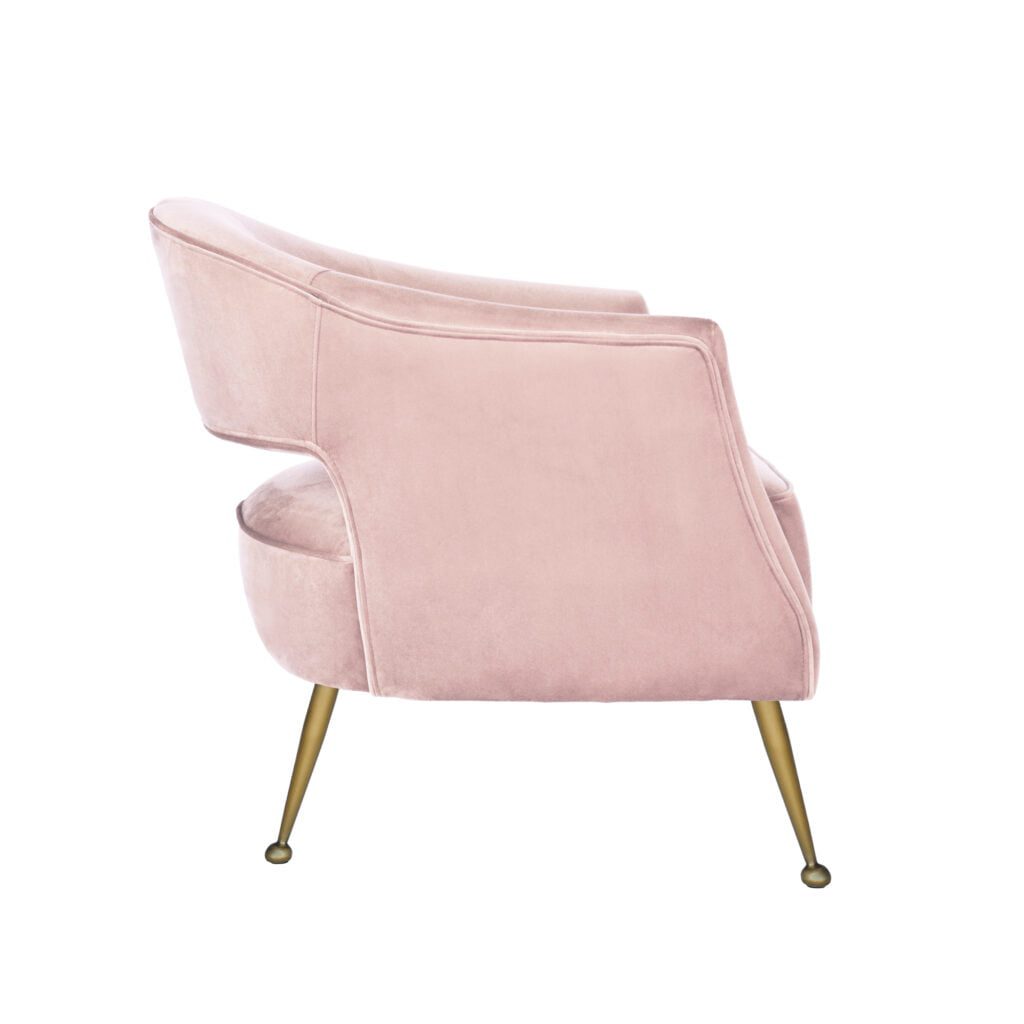Rose Water Pink Armchair