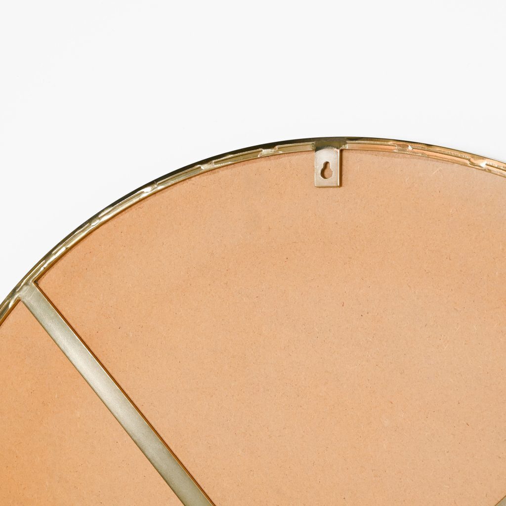 Gold Round mirror
