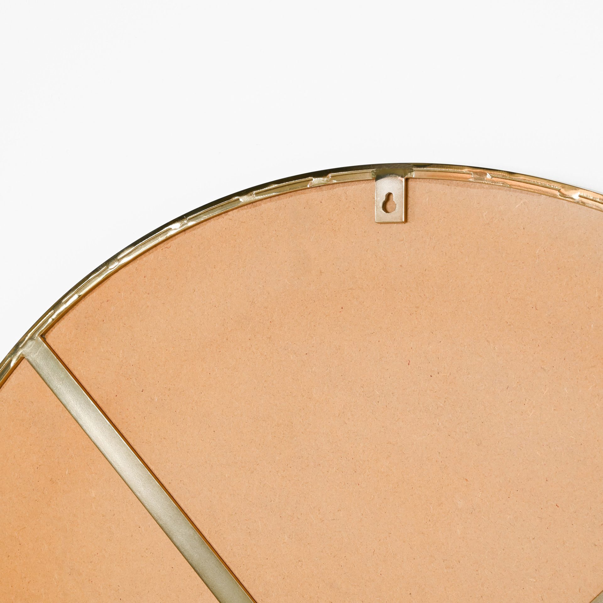 Gold Round mirror