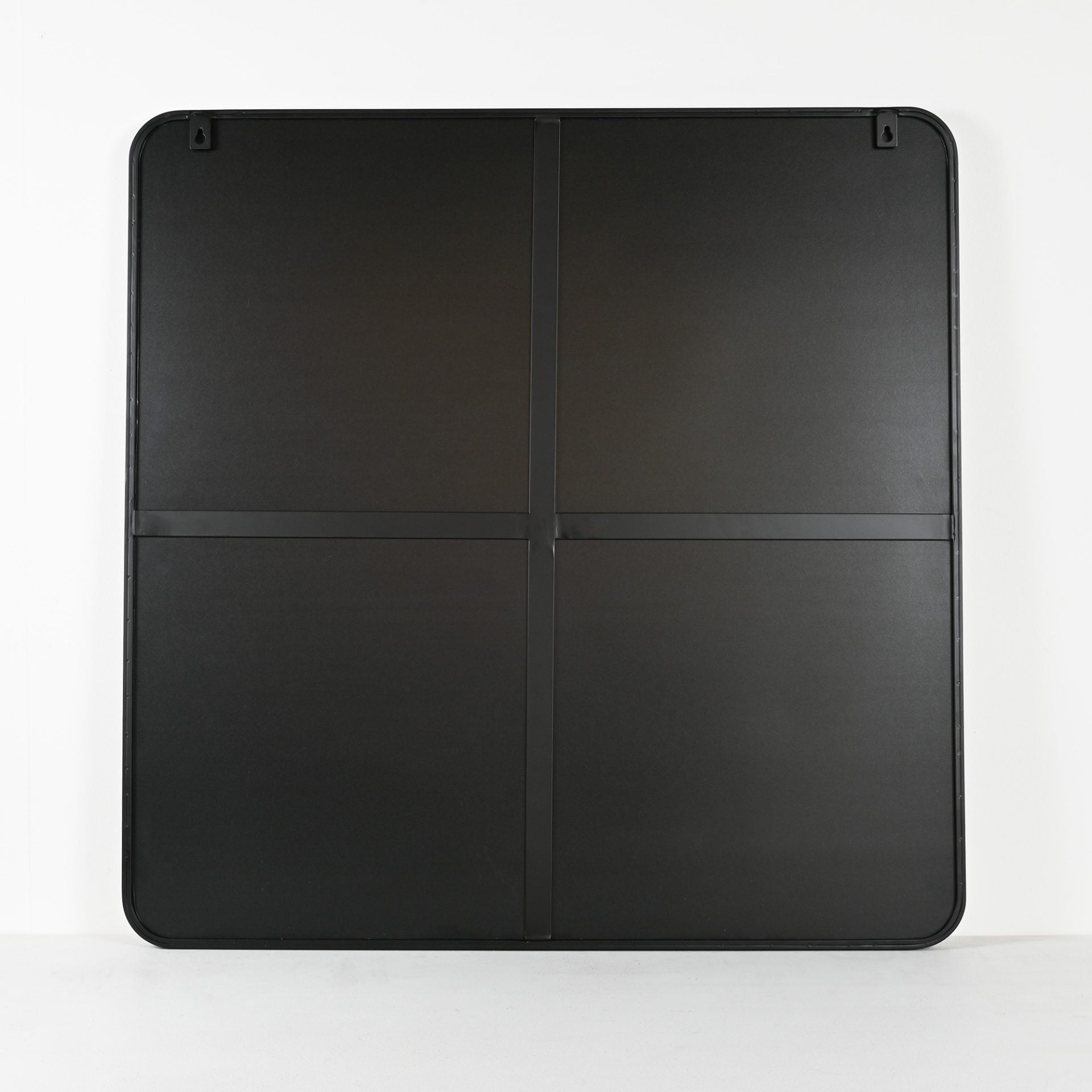 Black square mirror