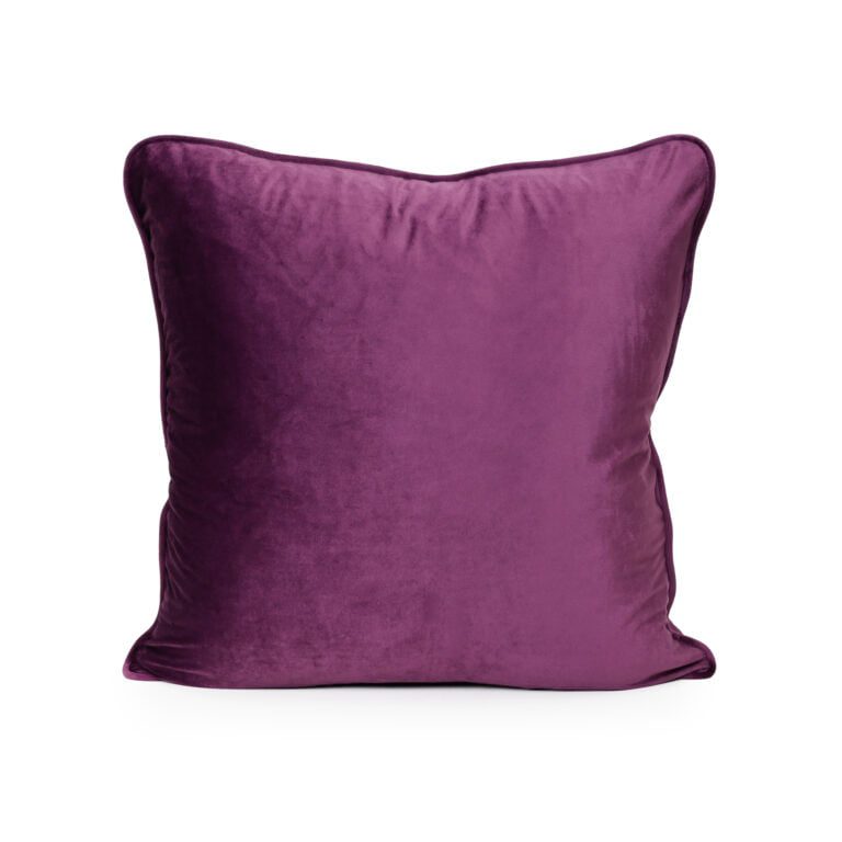 Mulberry Purple Velvet Cushion