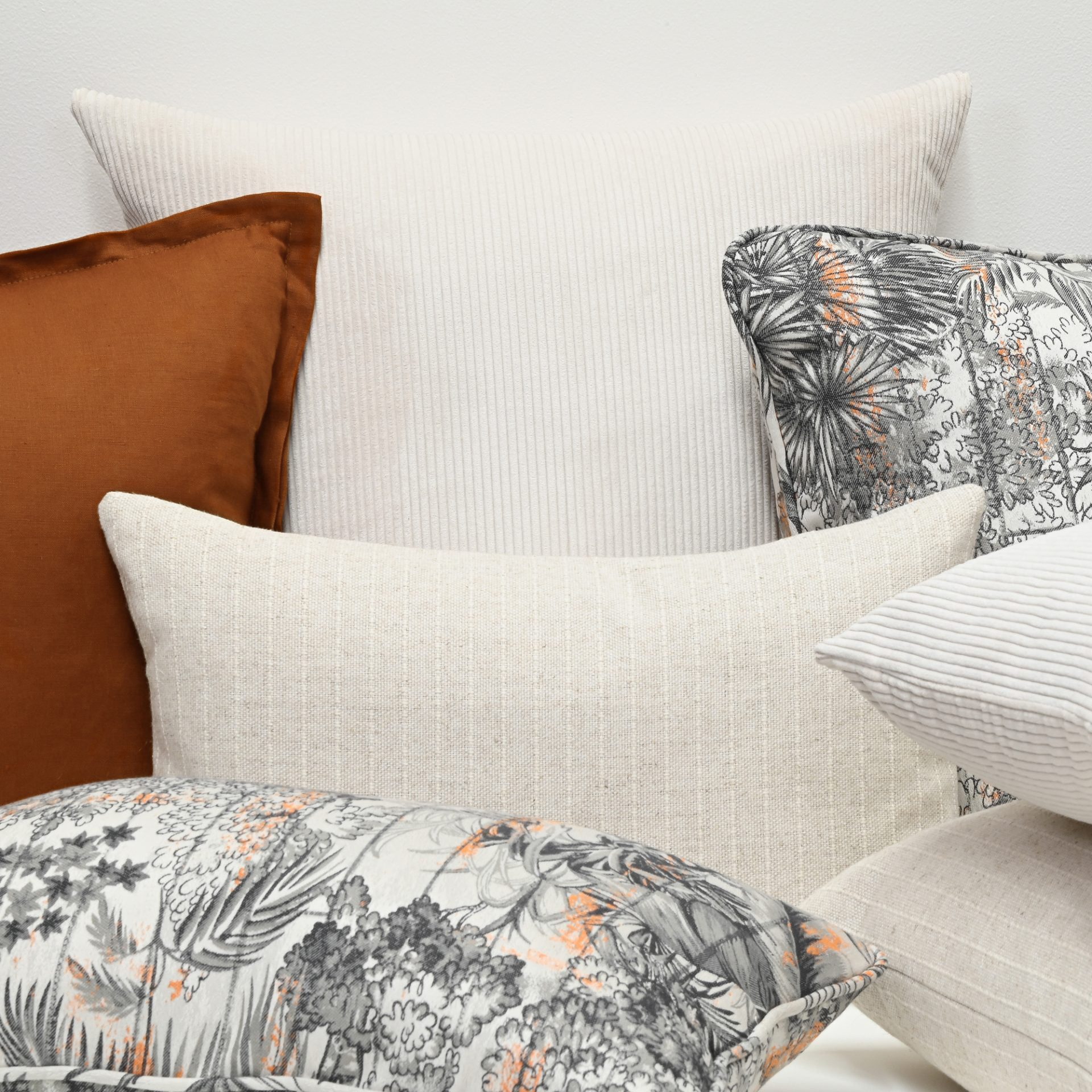 Botanical Grey Cushion