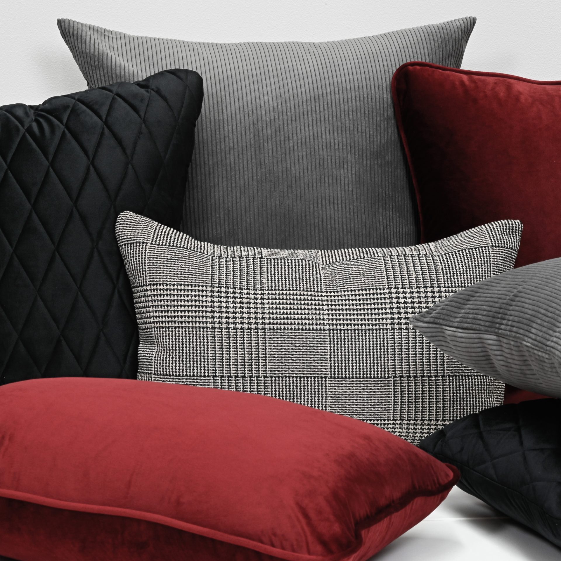 Grey Corduroy Cushion