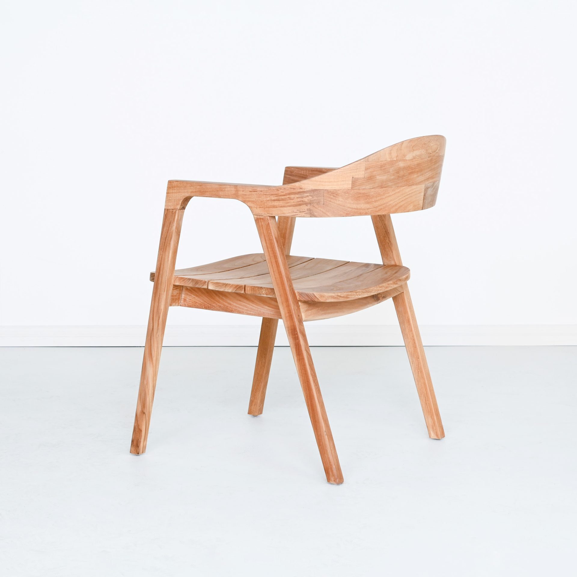 Wood outdoor dining chair
