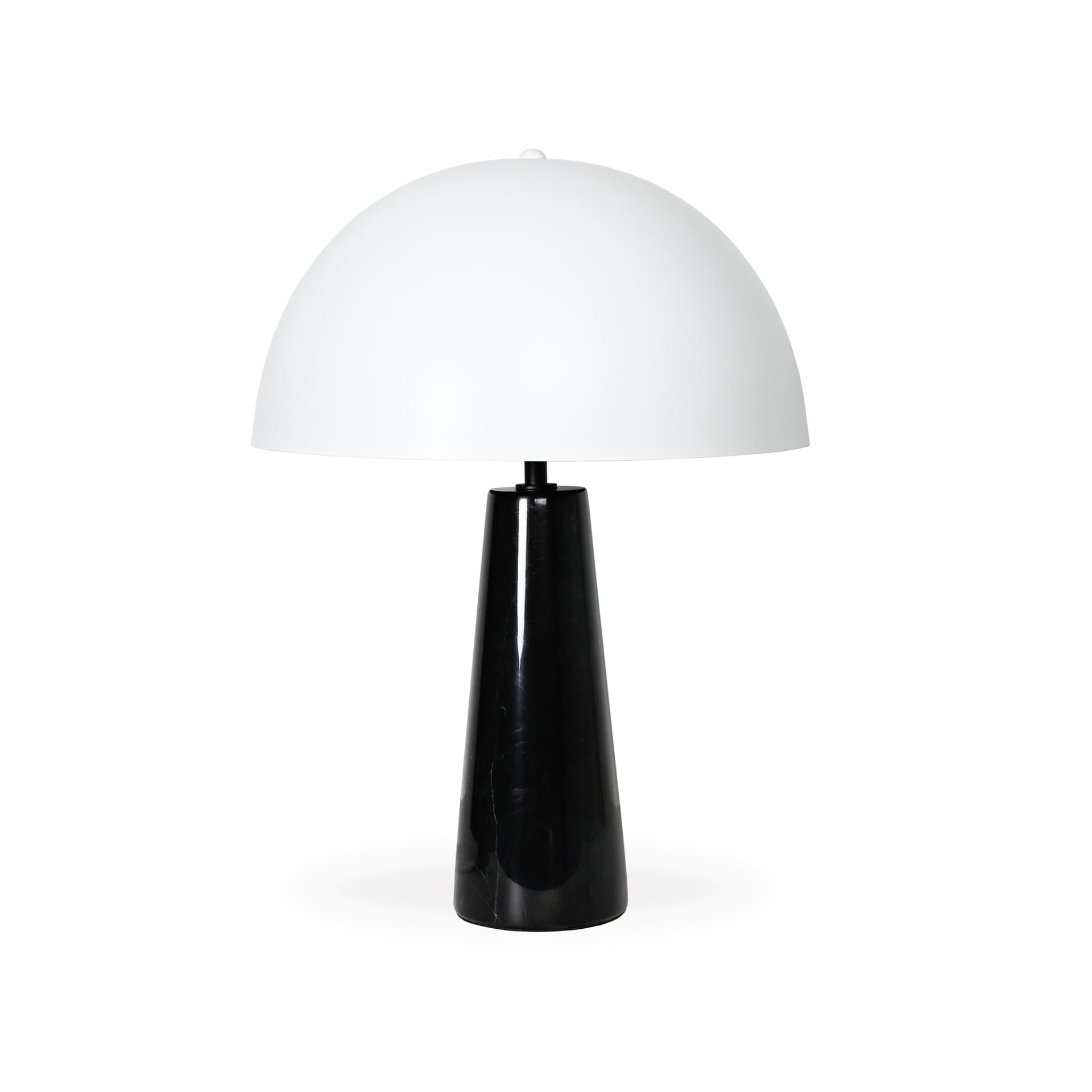 Black marble table lamp