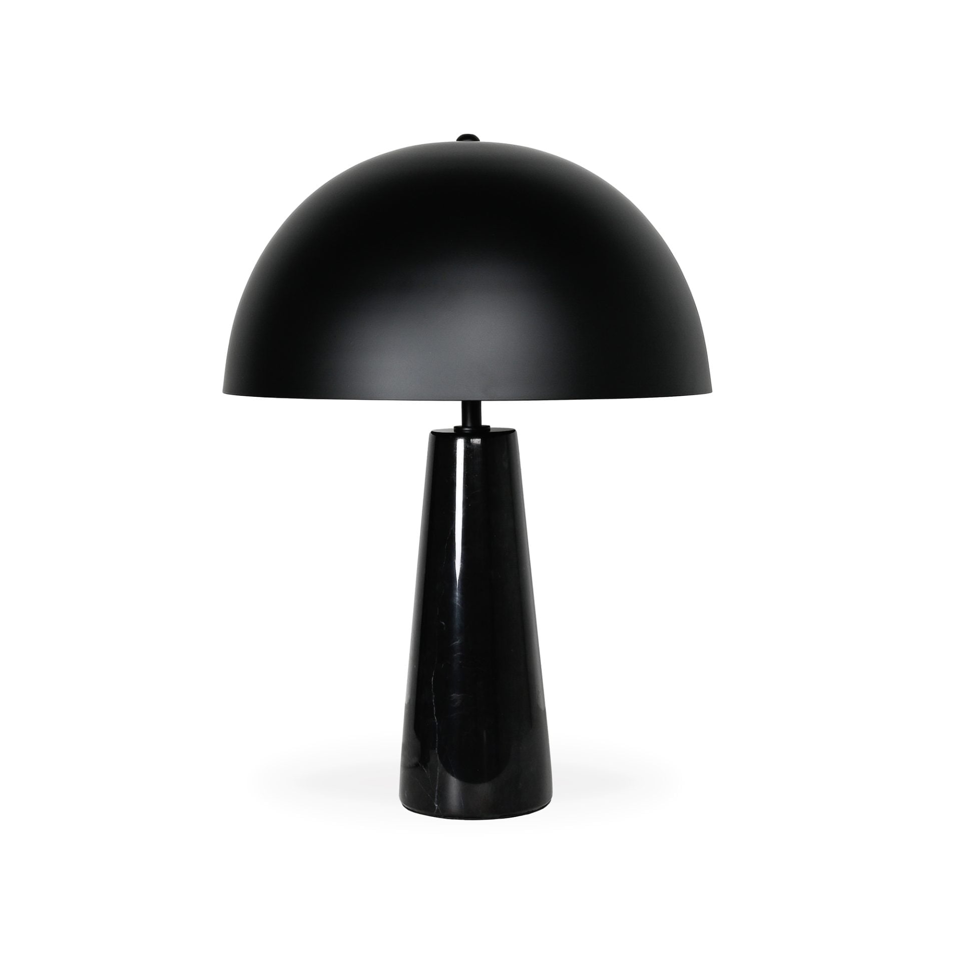 Black marble table lamp