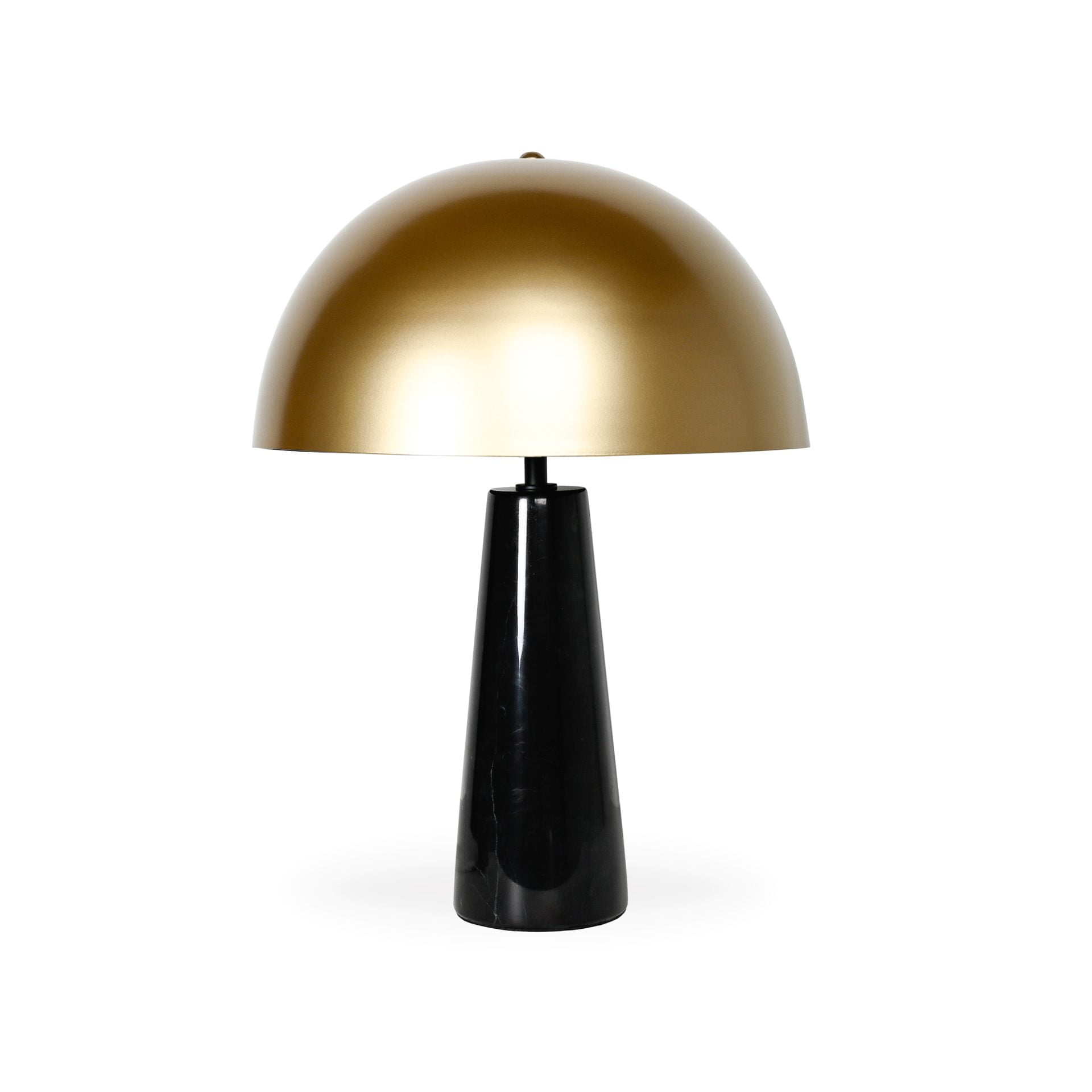 Black marble table lamp