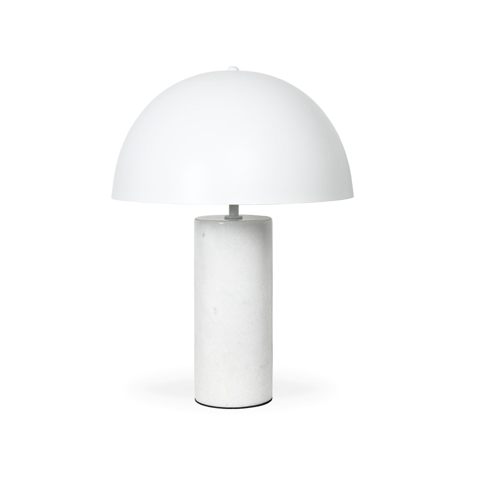 White marble table lamp
