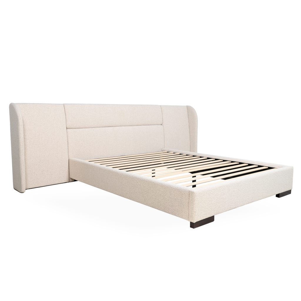 Oatmeal Beige Full King Bed