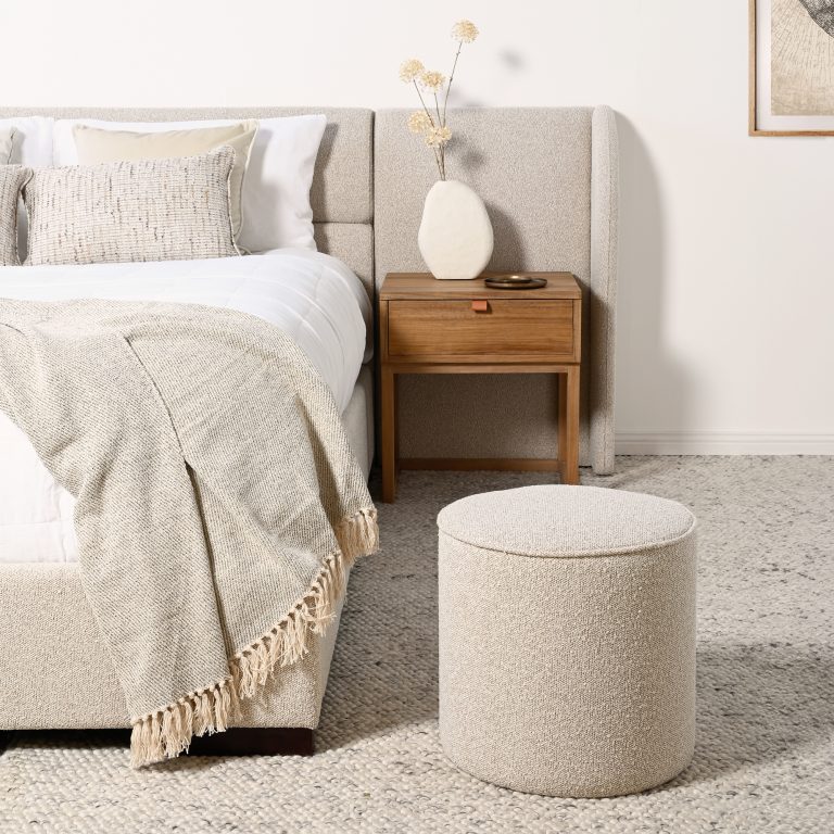 Oatmeal Beige Headboard