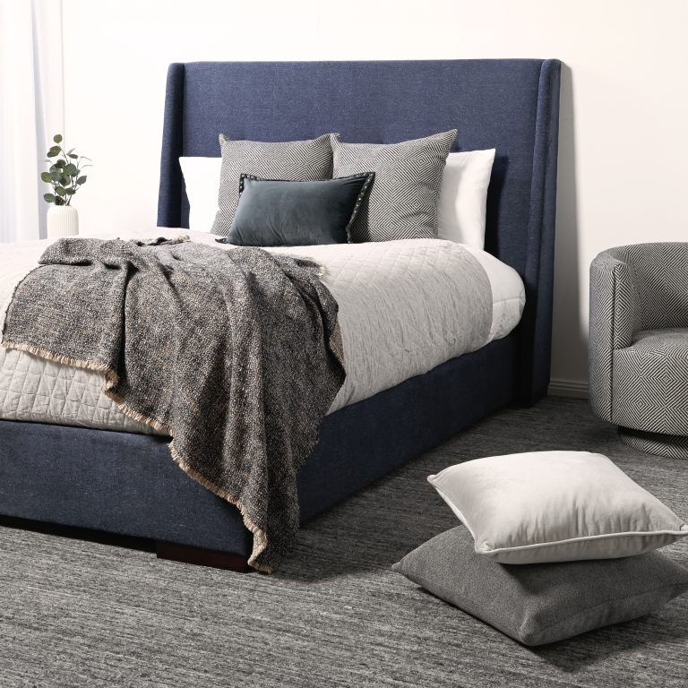 Indigo Sky Blue Full Bed