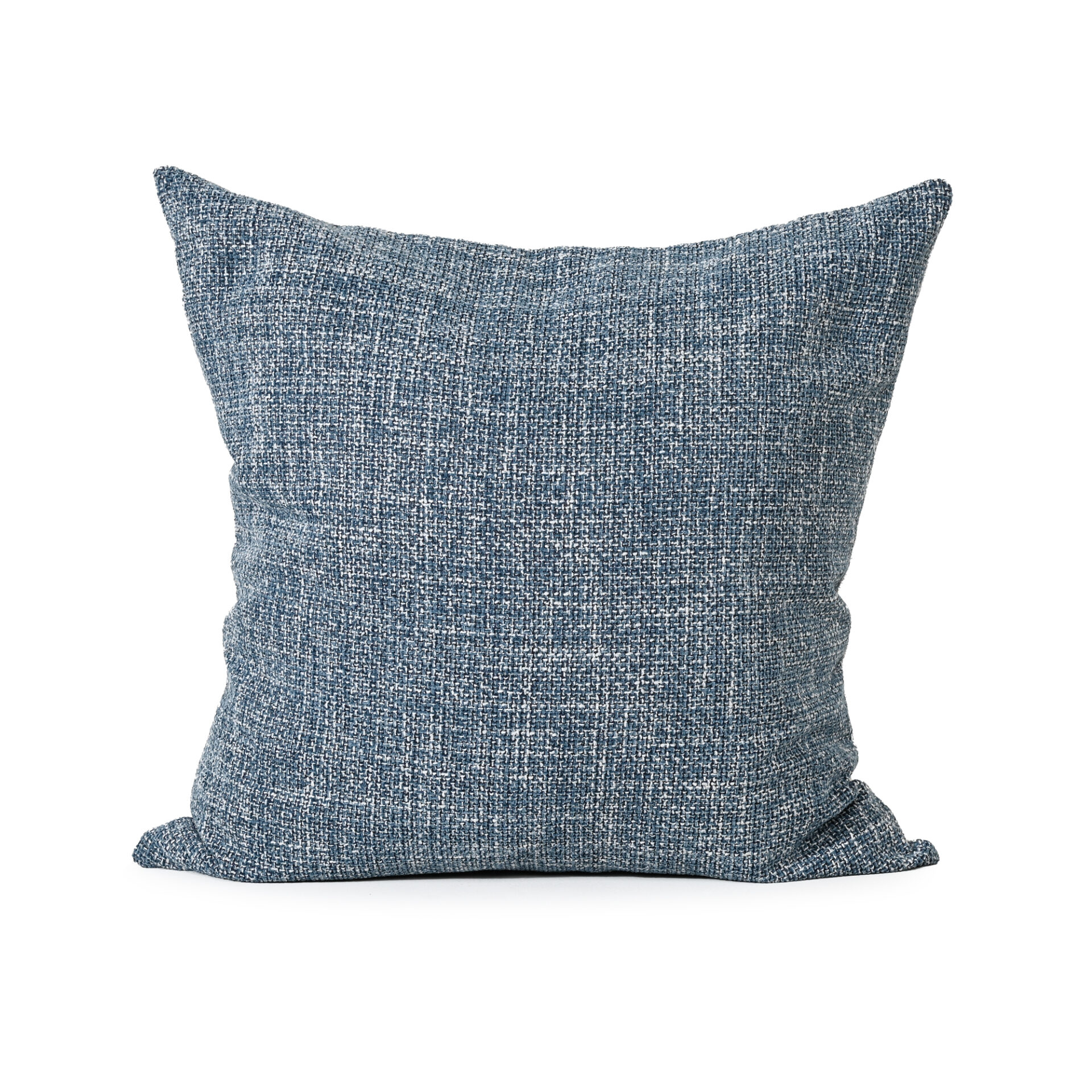 Ocean Texture Square Blue Fabric Cushion