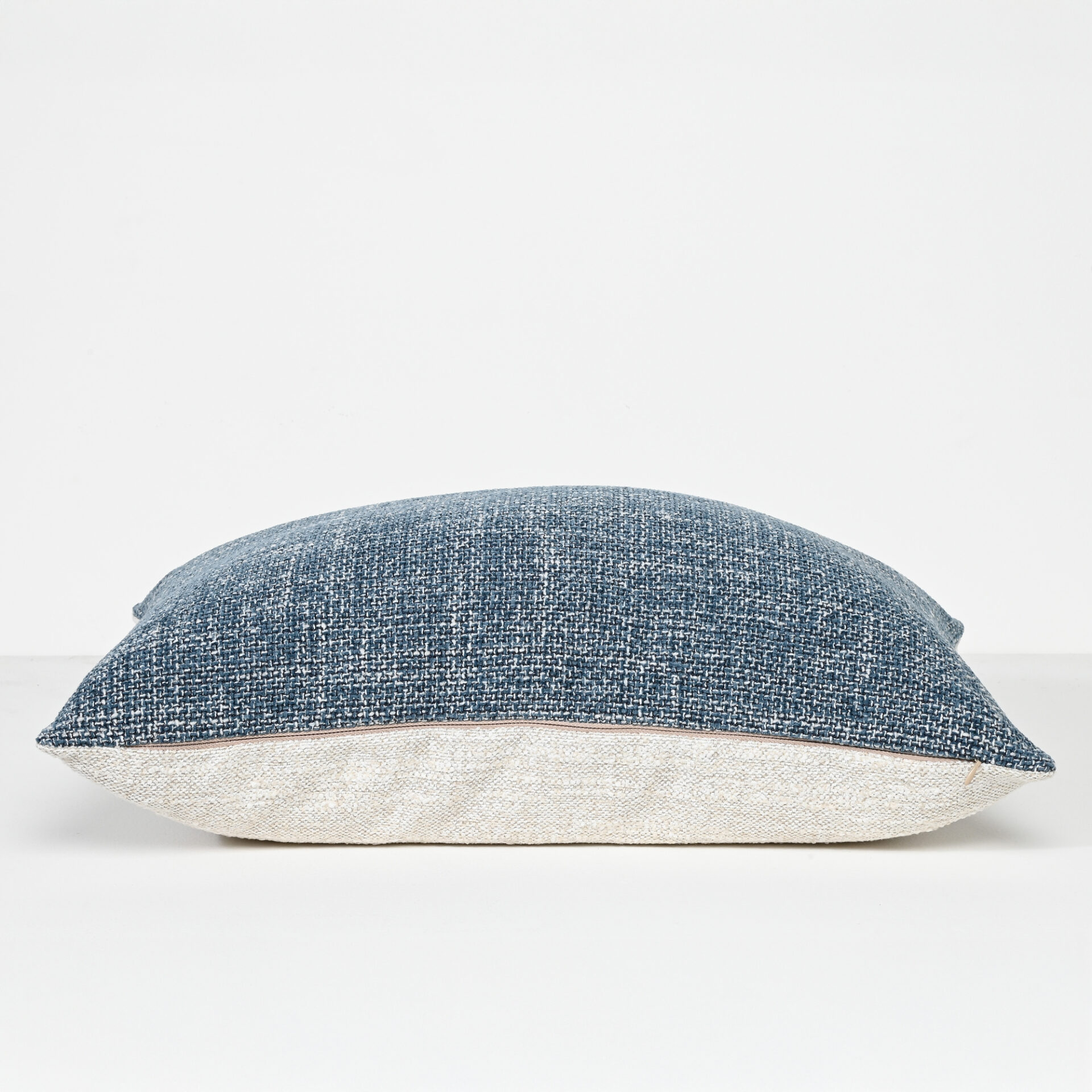 Ocean Texture Rectangular Blue Fabric Cushion