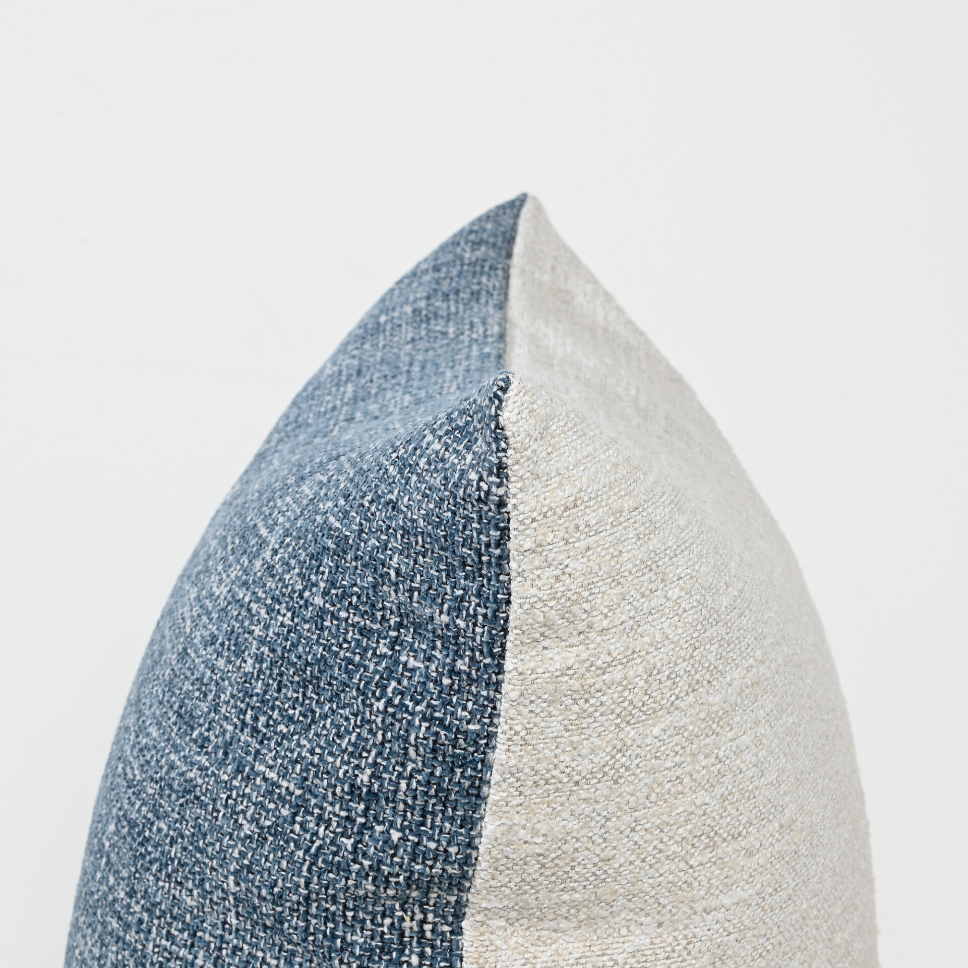 Ocean Texture Rectangular Blue Fabric Cushion