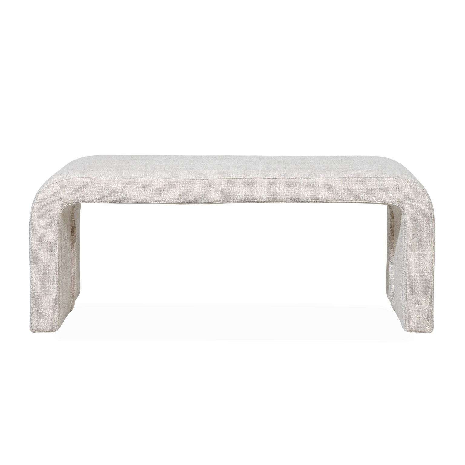 natural arch bench ottoman