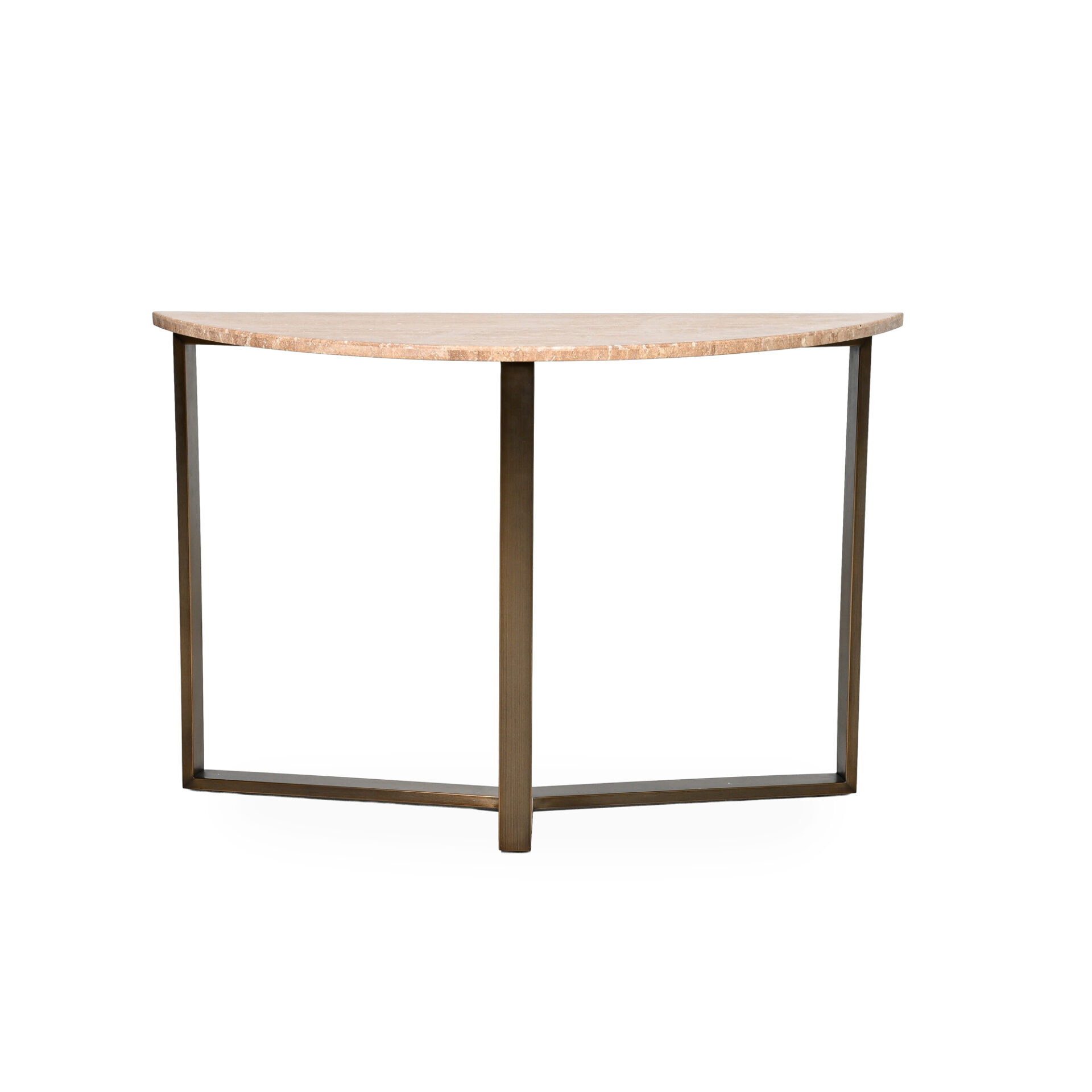 Sandstone gold console table